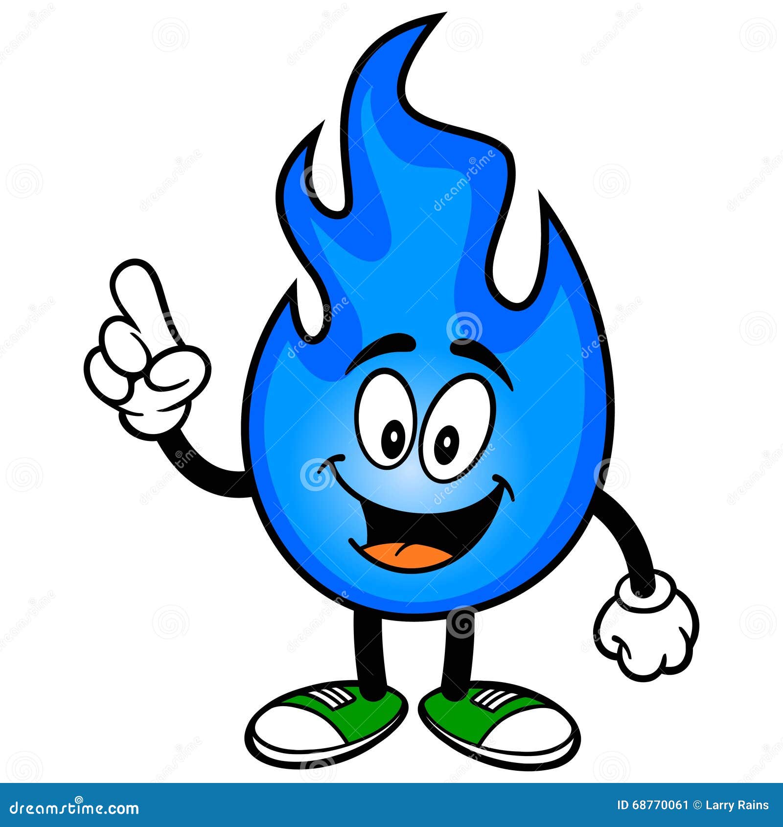 Natural Gas Talking Cartoon Vector | CartoonDealer.com #68770061