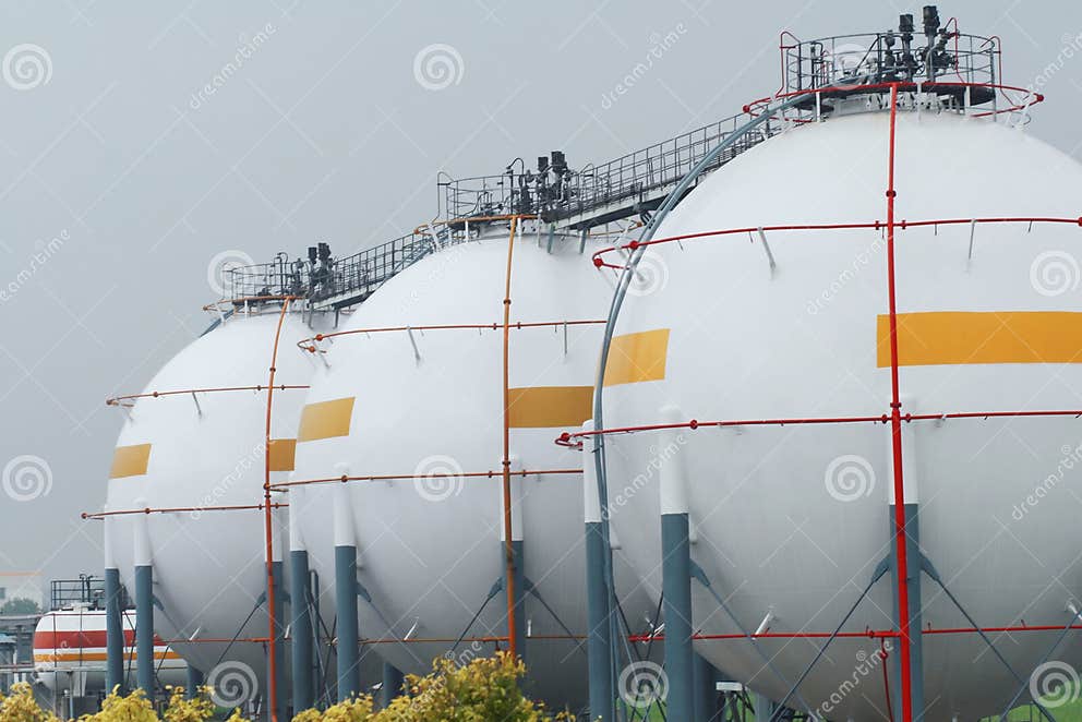 Natural gas warehouse stock photo. Image of business - 21836300