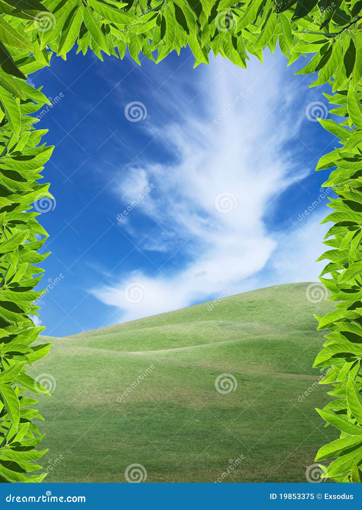 Natural gateway stock image. Image of nature, doorway - 19853375