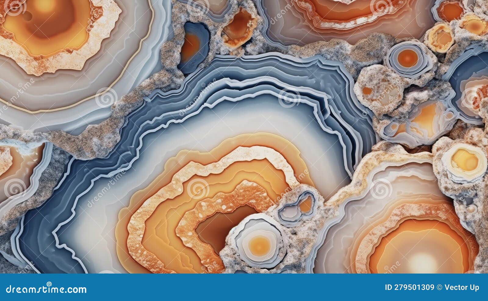 Natural Geode Stone Background. Generative AI Stock Illustration ...