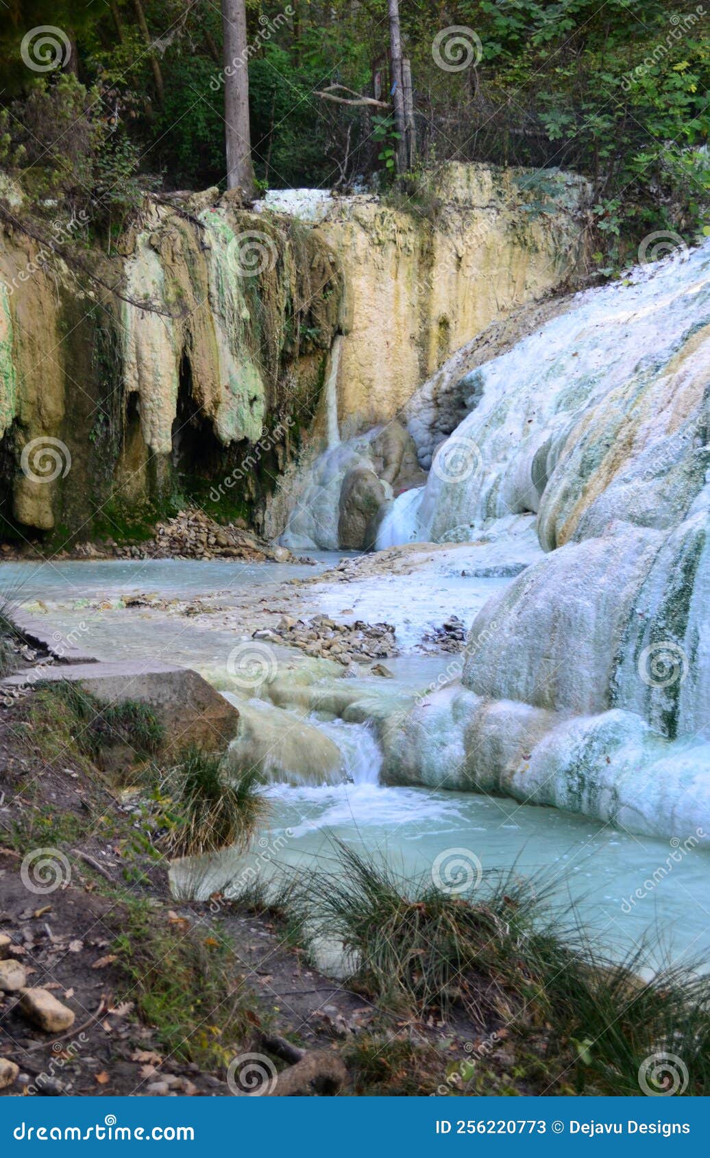 Natural Geothermal Hot Spring and Spa in Nature Stock Image - Image of ...