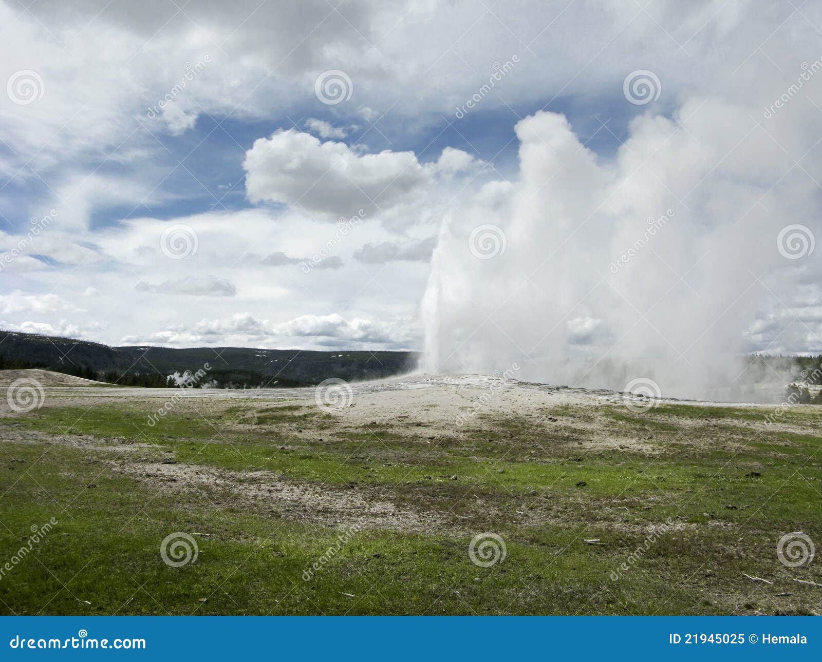 Natural geyser stock image. Image of sightseeing, plain - 21945025