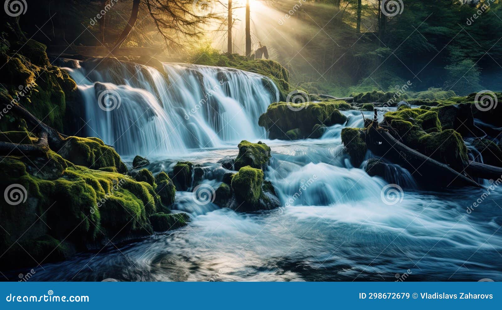 Natural Gradients of the Waterfall - Create a Feeling of Freshness and ...