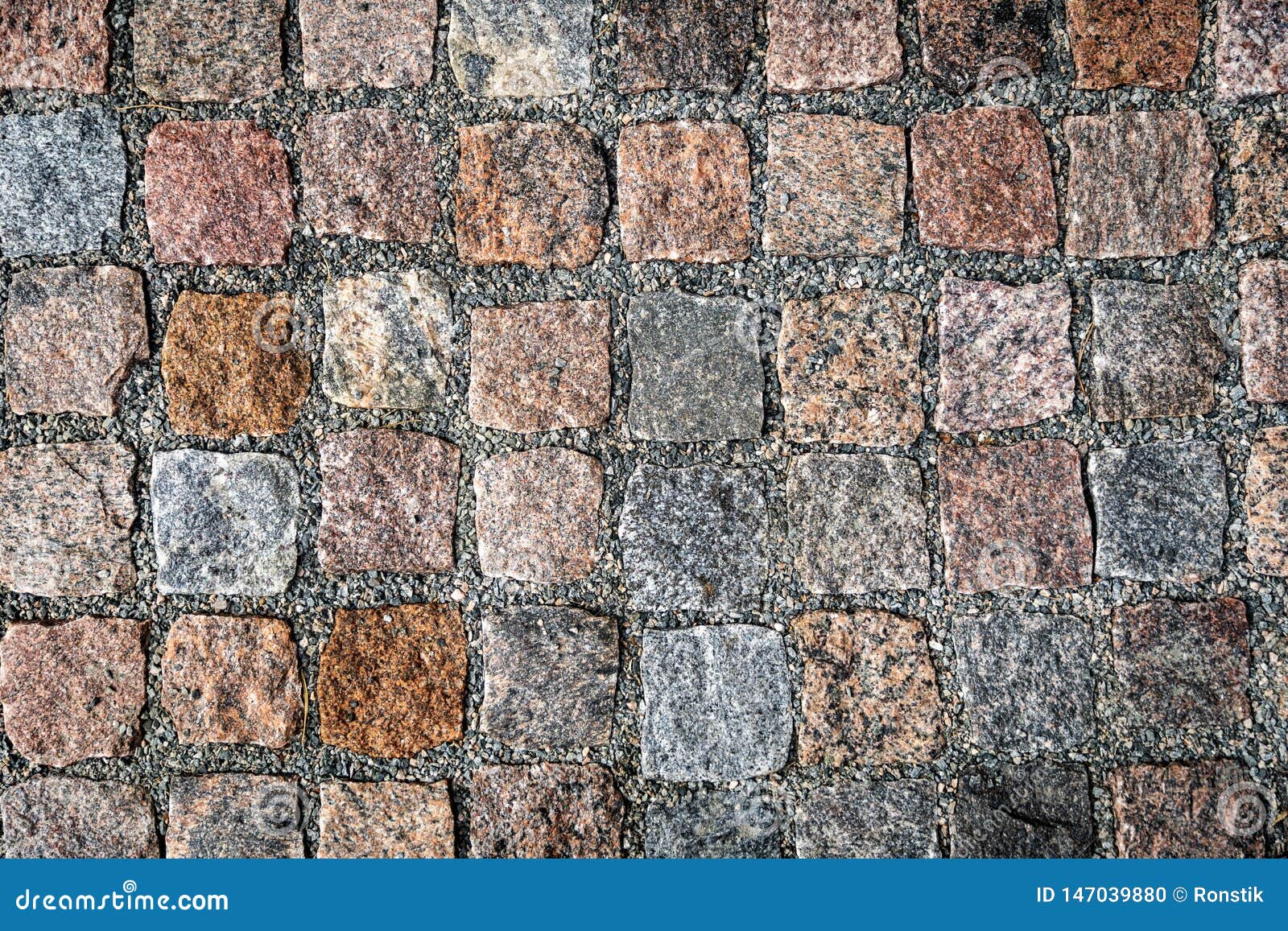 Natural Granite Cobblestone Texture Stock Photo - Image of design ...