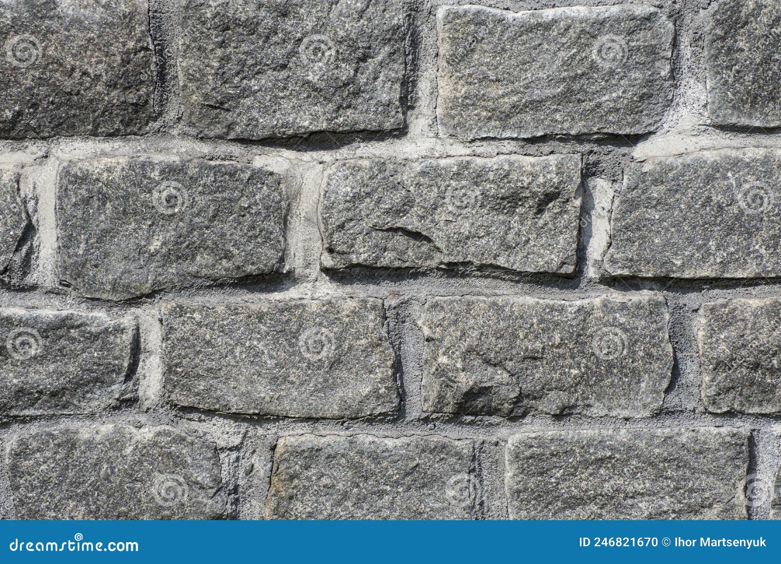 Natural Granite Stone Wall. Rough Natural Stones Stock Photo - Image of ...