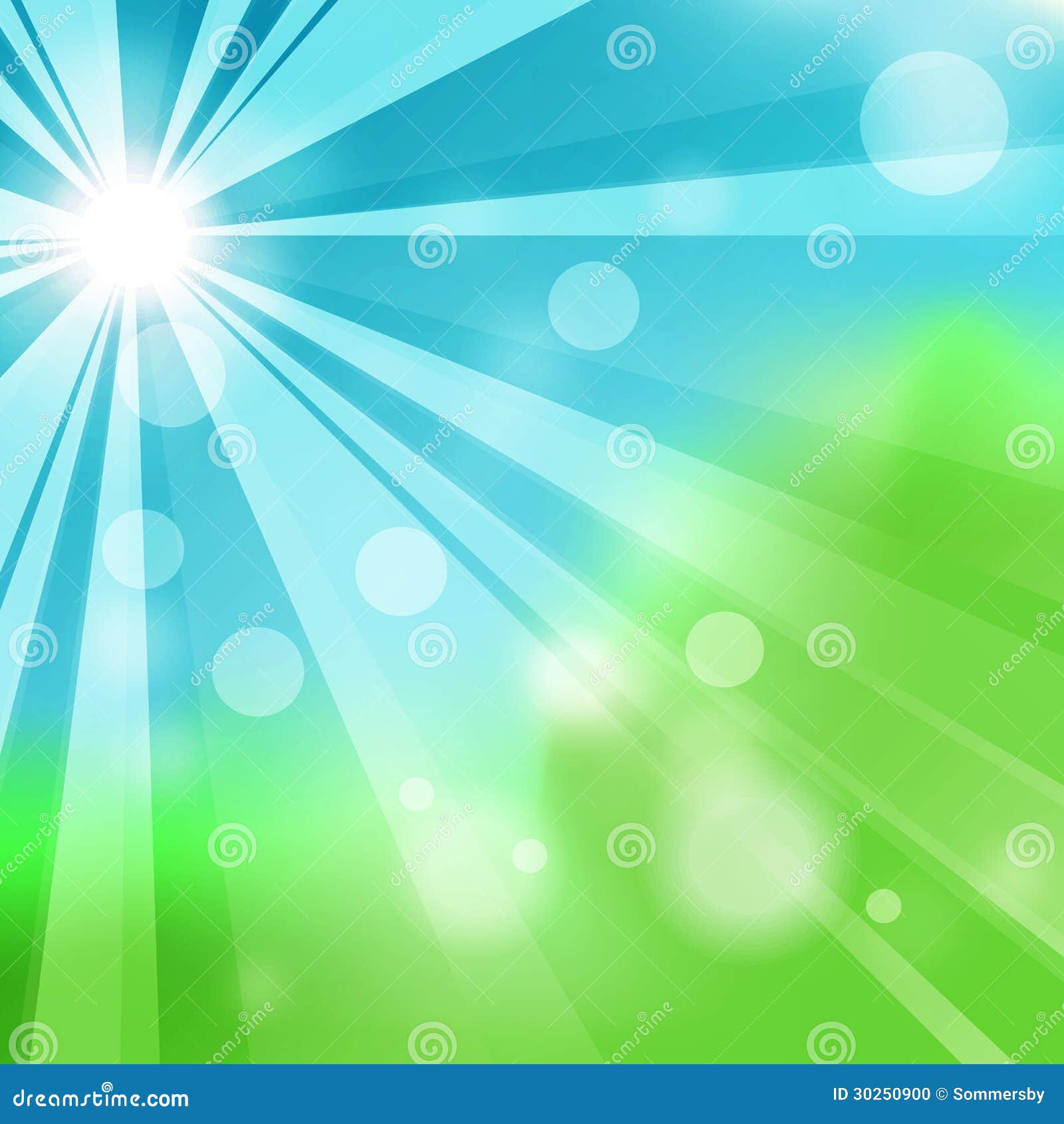 Natural Green Abstract Background Stock Illustration - Illustration of ...