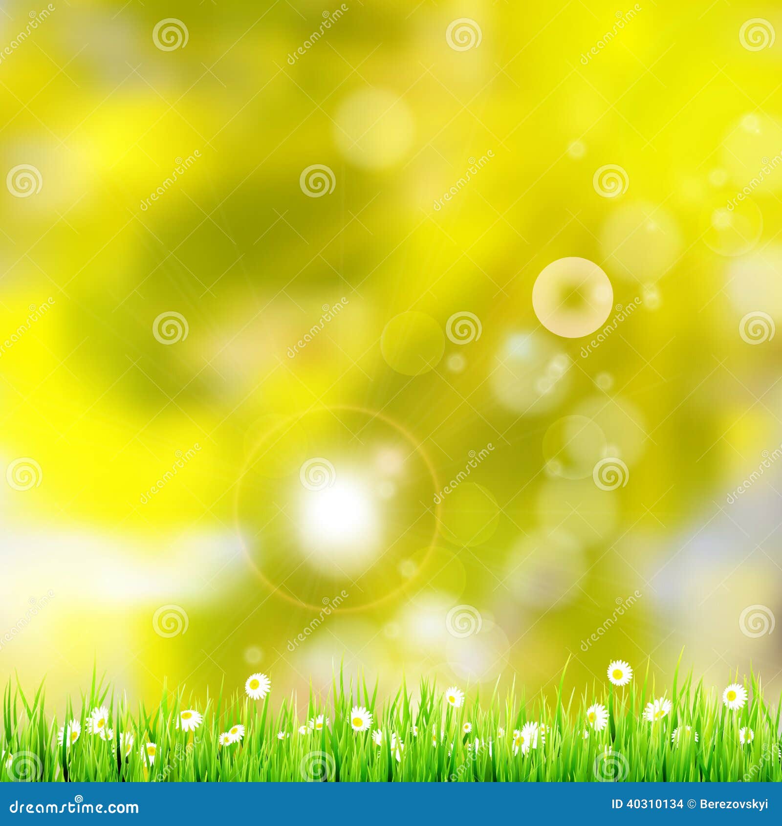 Natural Green Background. EPS 10 Stock Vector - Illustration of color ...