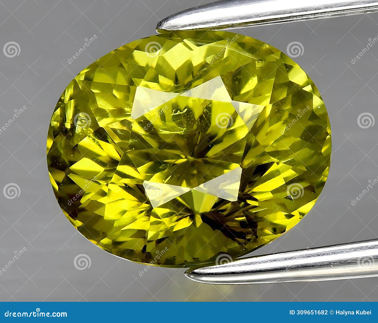Natural Green Grossular Garnet Gem on the Background Stock Photo ...