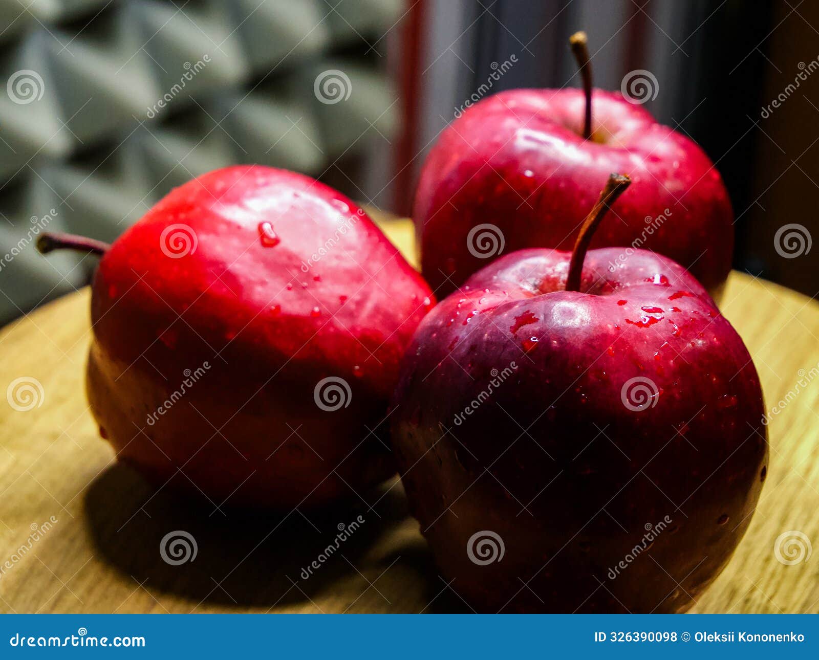 Natural Growth. Apples with Stems, Suitable for Agricultural Content ...