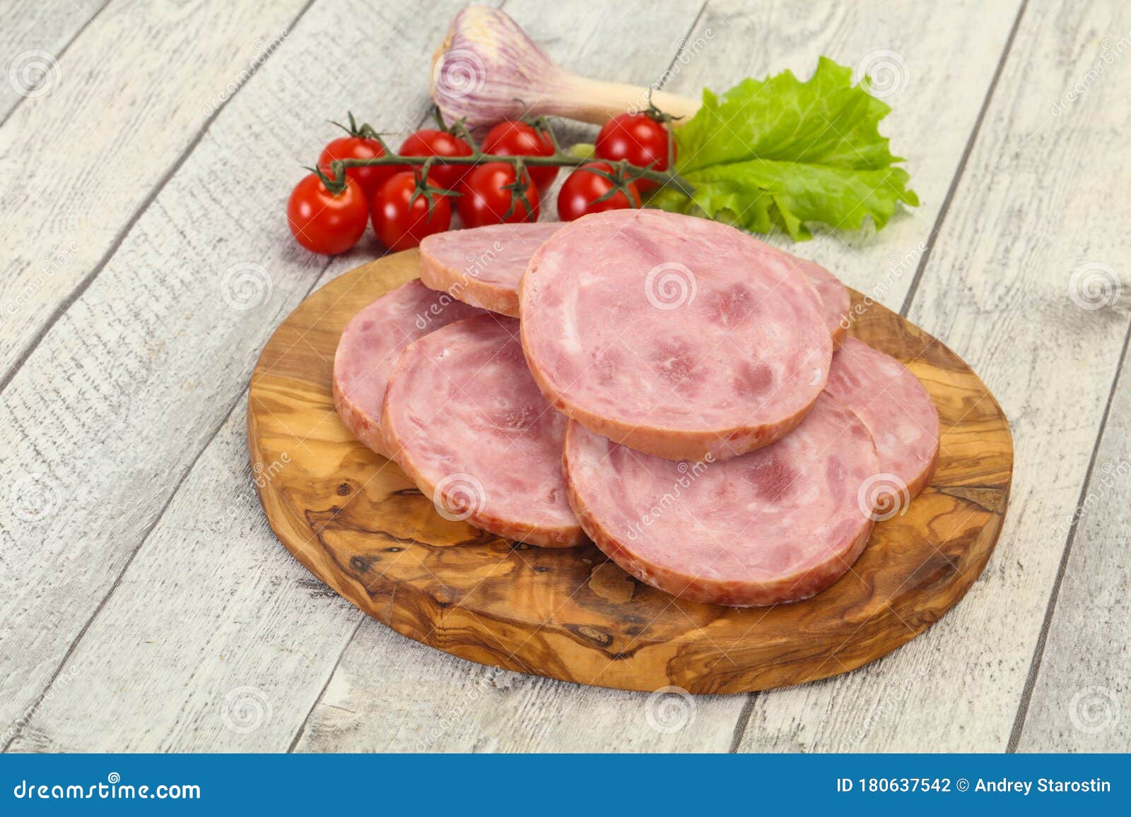 Natural ham made from pork stock photo. Image of christmas - 180637542