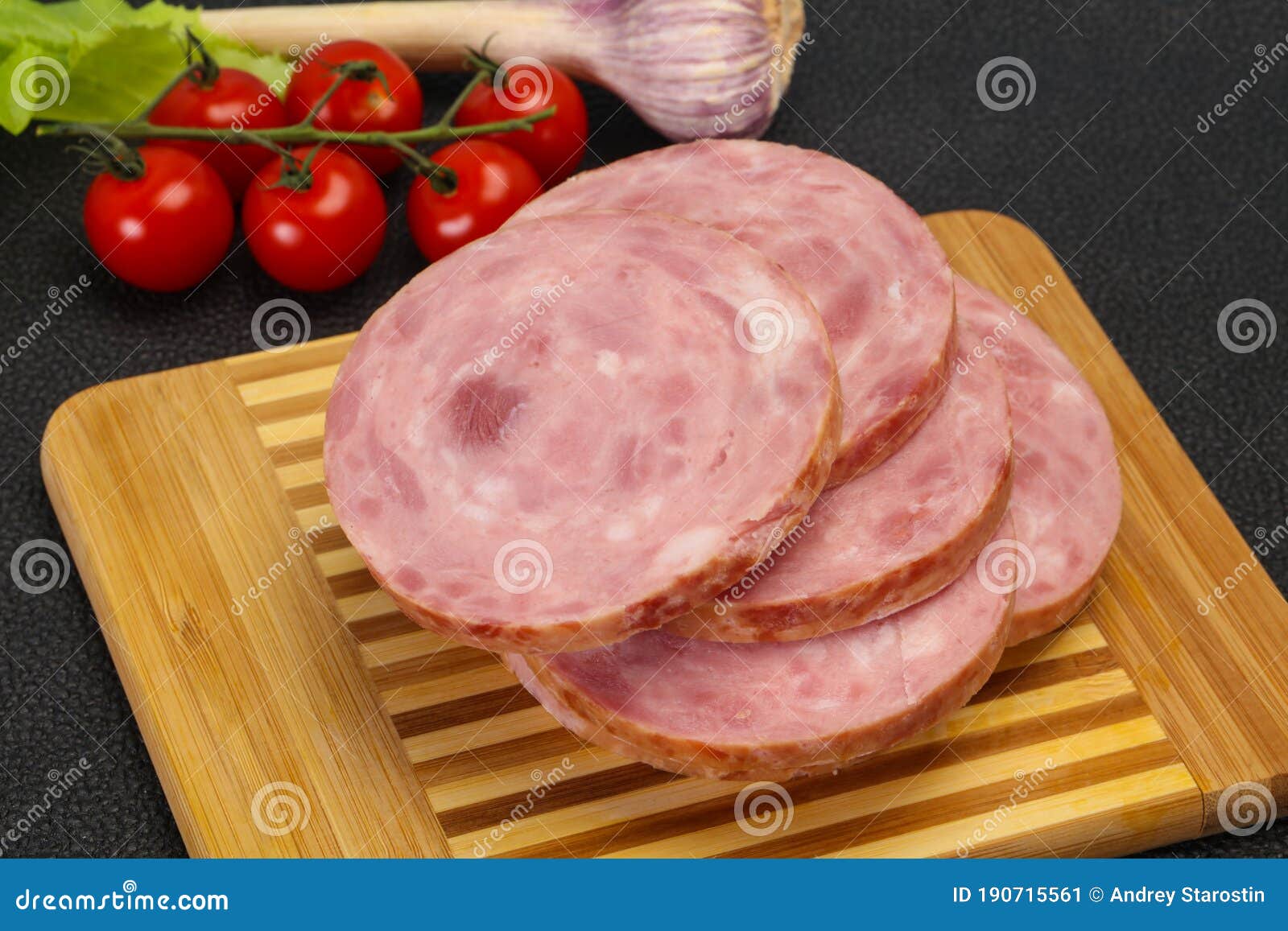 Natural ham made from pork stock image. Image of healthy - 190715561