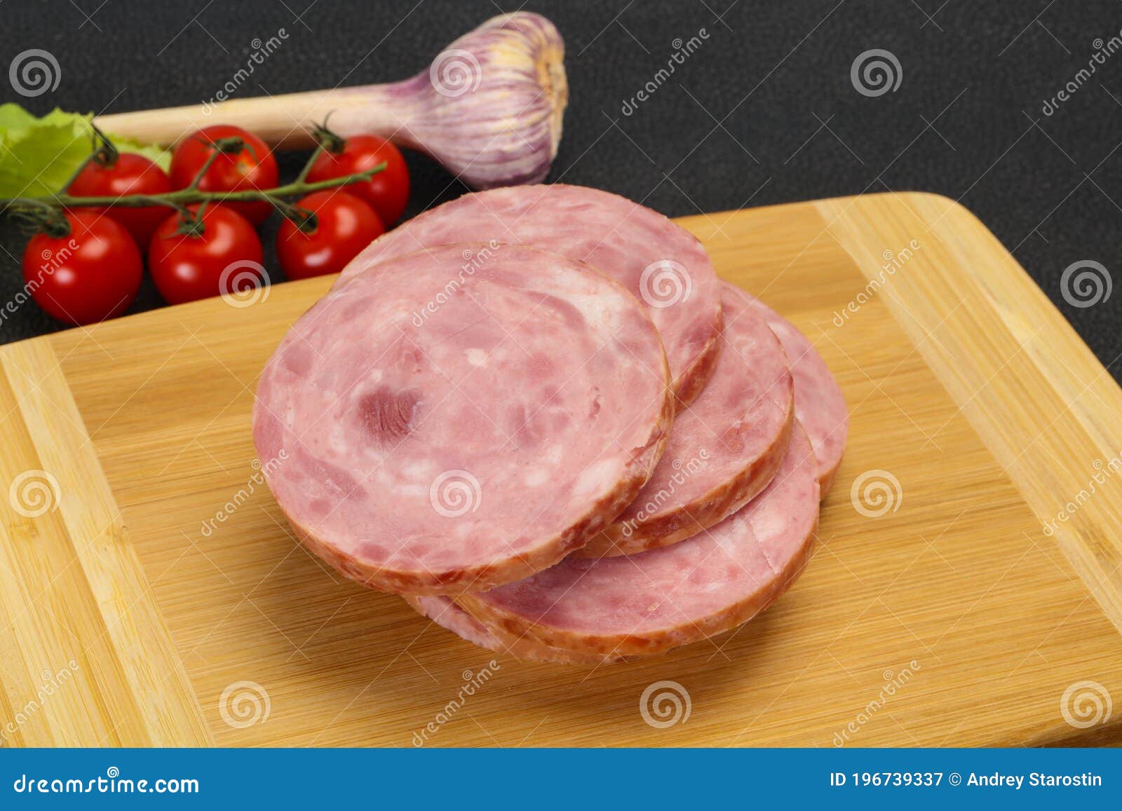Natural ham made from pork stock image. Image of healthy - 196739337