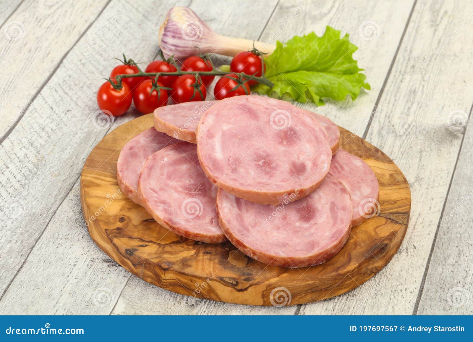 Natural ham made from pork stock image. Image of honey - 197697567