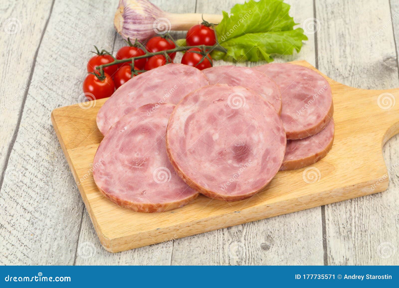 Natural ham made from pork stock image. Image of healthy - 177735571