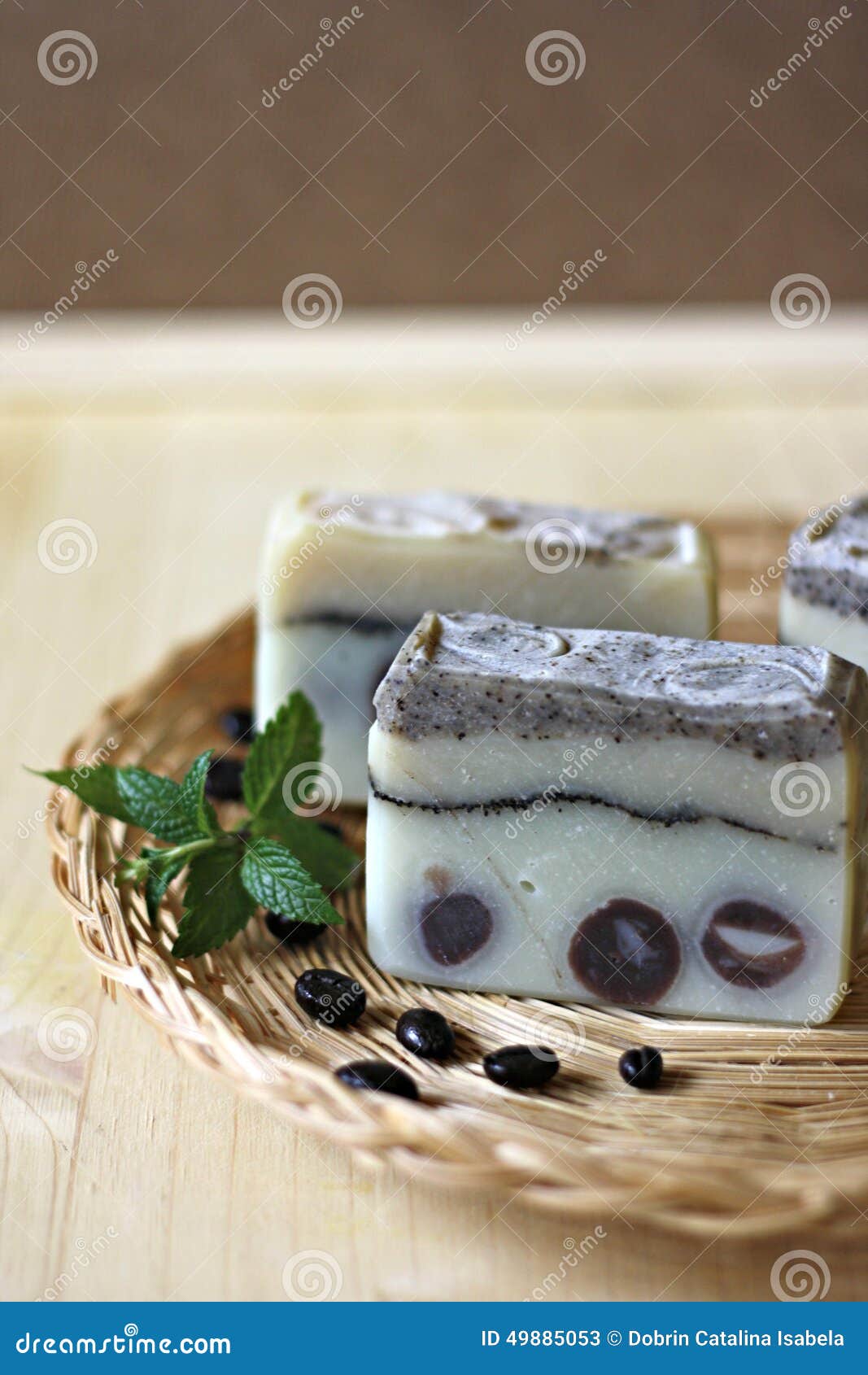 Natural Handmade Coffee Soap. Stock Image - Image of hygiene, elements ...