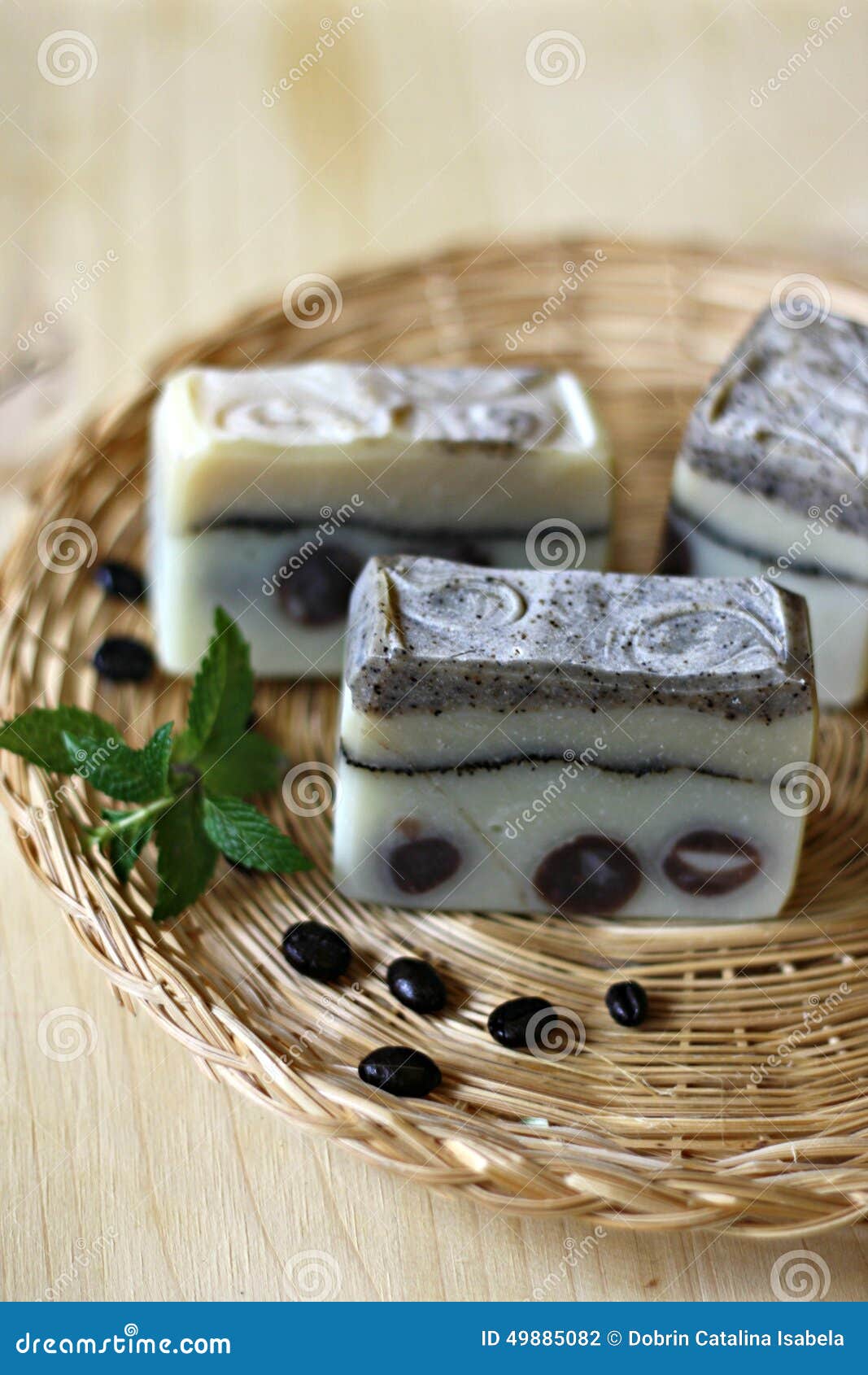 Natural Handmade Coffee Soap. Stock Photo - Image of fresh, scented ...