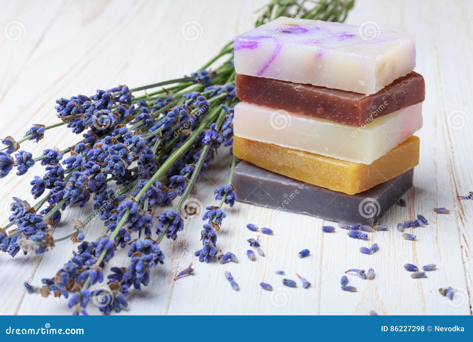 Natural handmade soap stock photo. Image of herbal, homemade - 86227298
