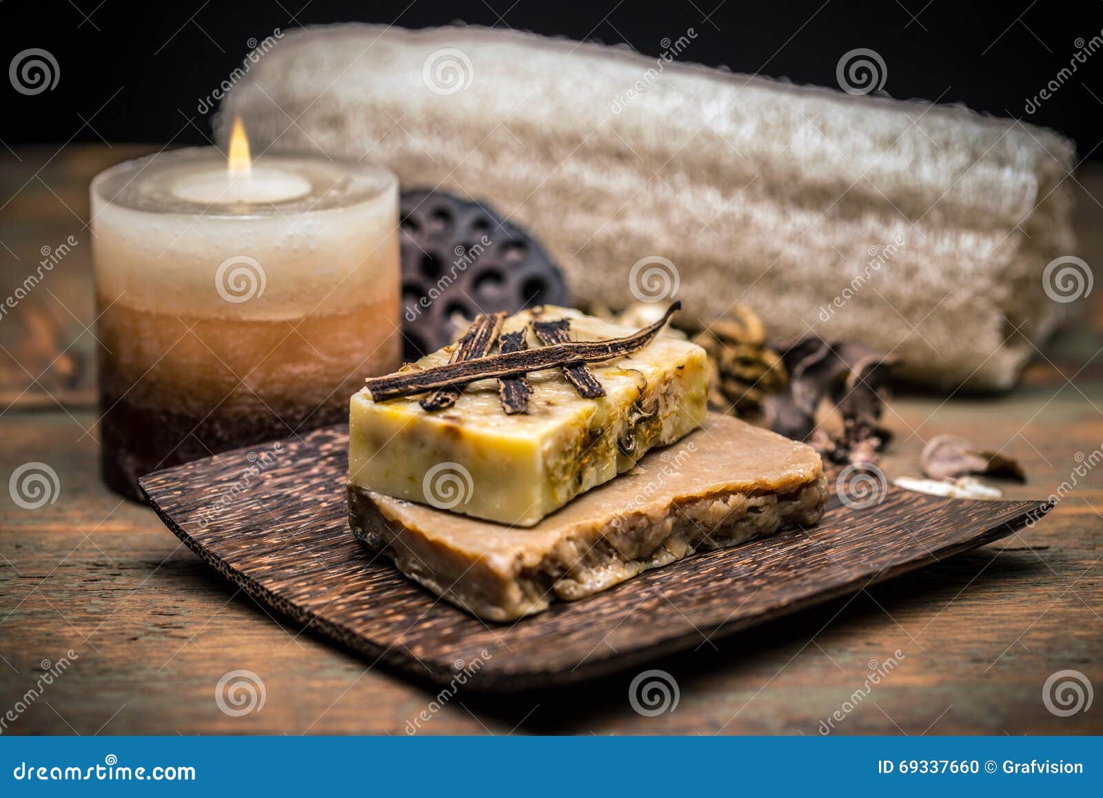 Natural handmade soap stock photo. Image of wooden, natural - 69337660