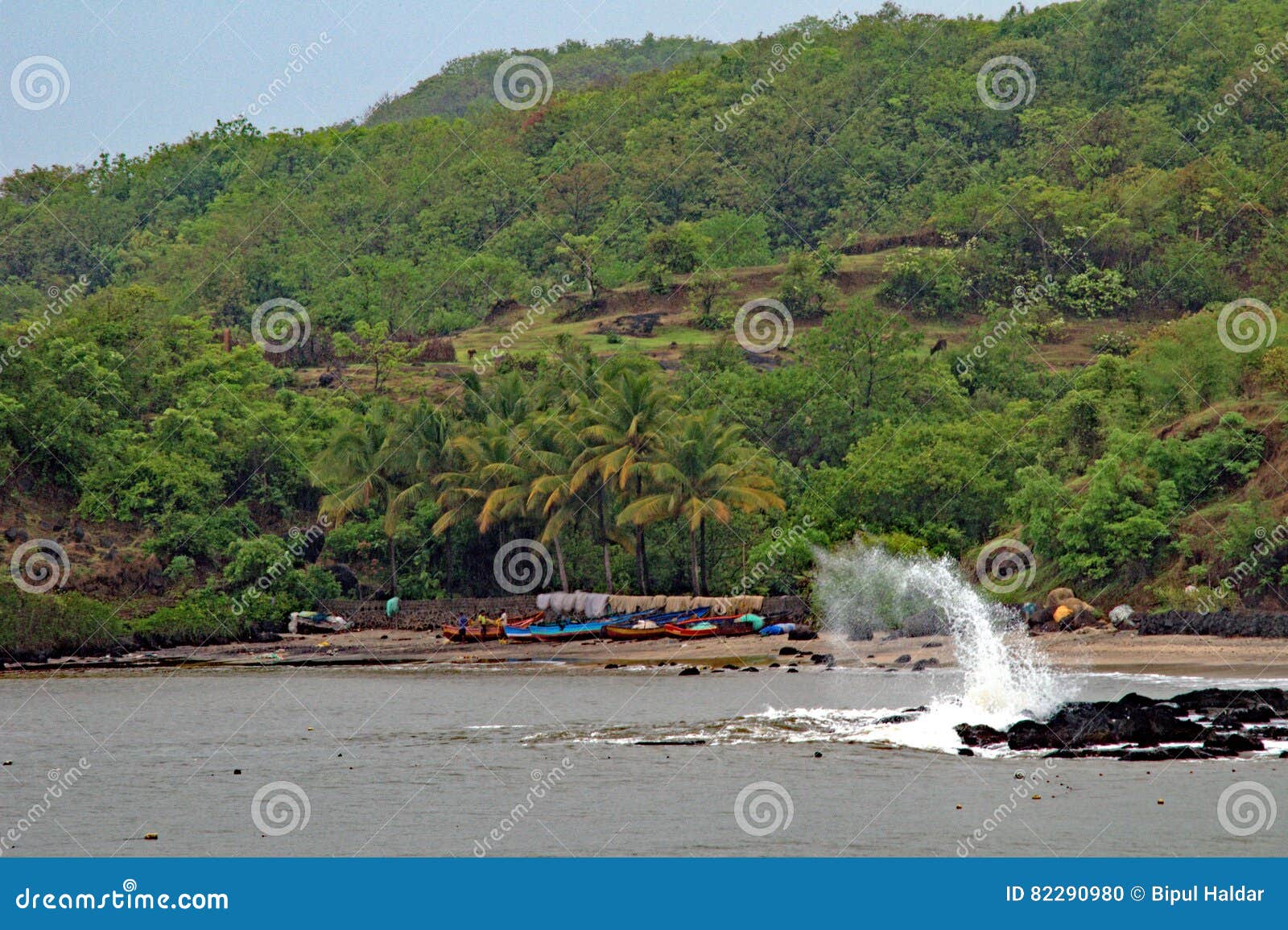 Natural Harbor stock photo. Image of seascape, landscape - 82290980