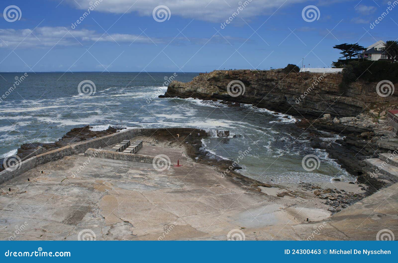 Natural harbour, Hermanus. stock image. Image of marine - 24300463
