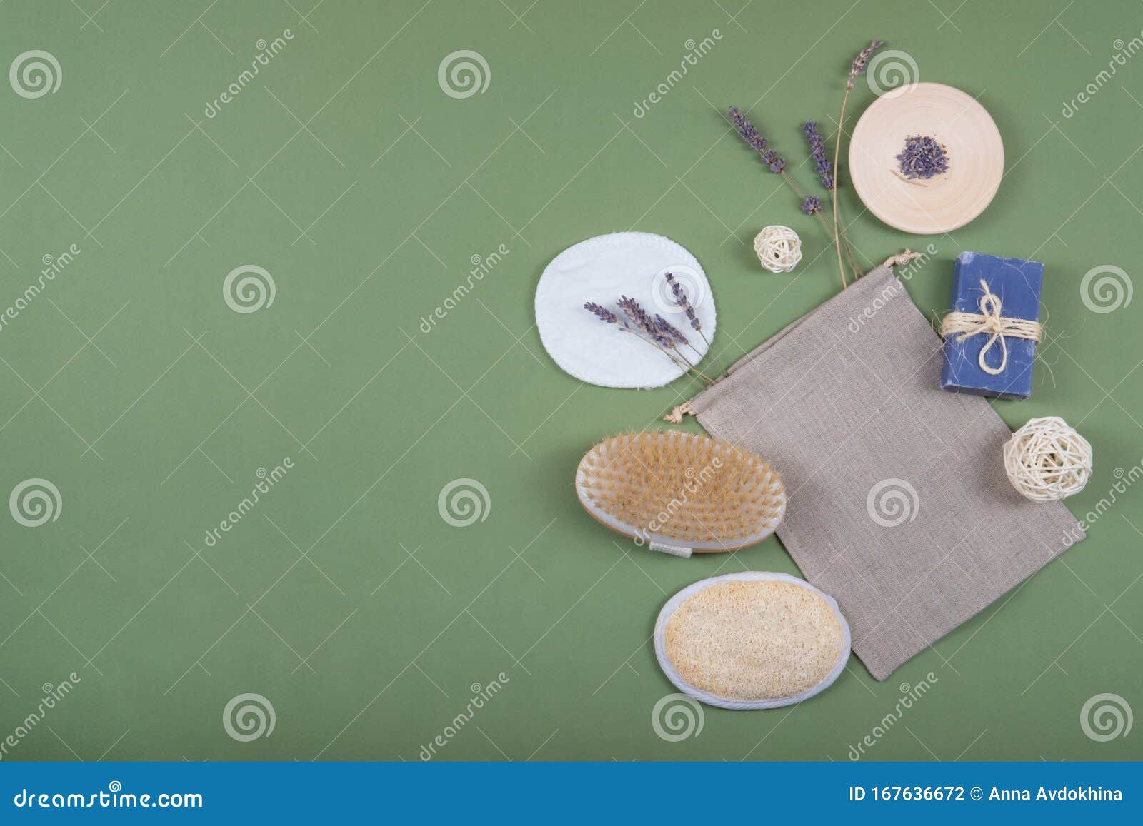 Natural Bathroom Objects with Lavender. Stock Photo - Image of bathroom ...