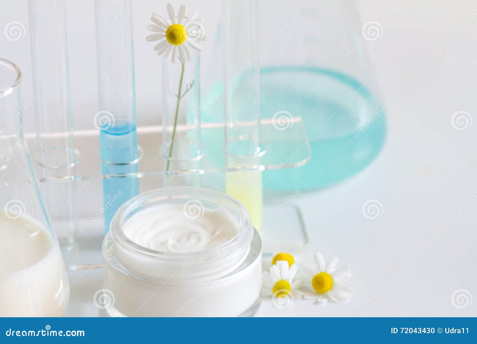 Natural Herbal Healthy Cosmetics in the Lab Stock Photo - Image of ...