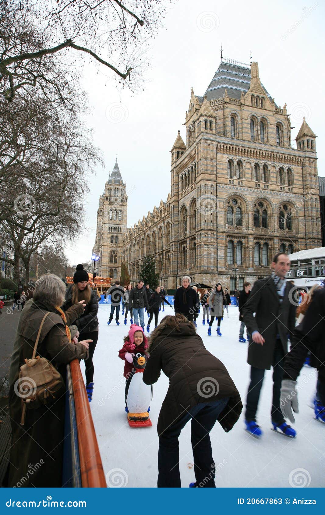 Natural History Museum S Ice Rink Editorial Stock Photo - Image of link ...