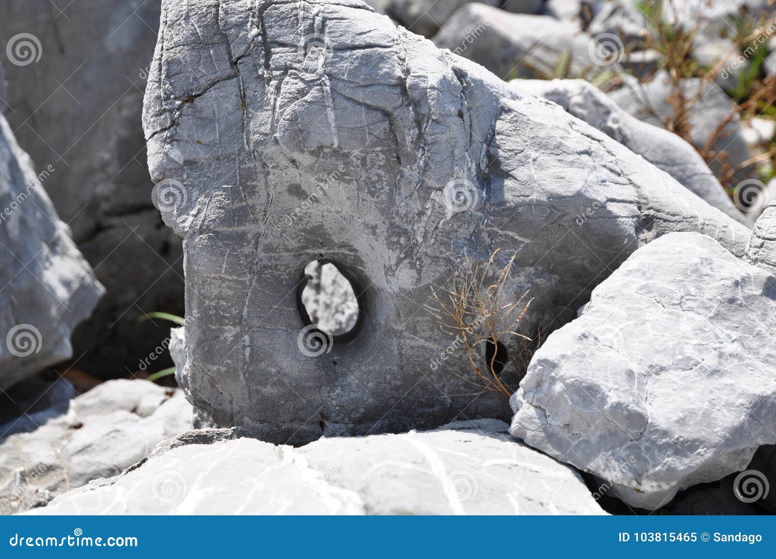 Hole in rock stock image. Image of stone, hole, interest - 103815465