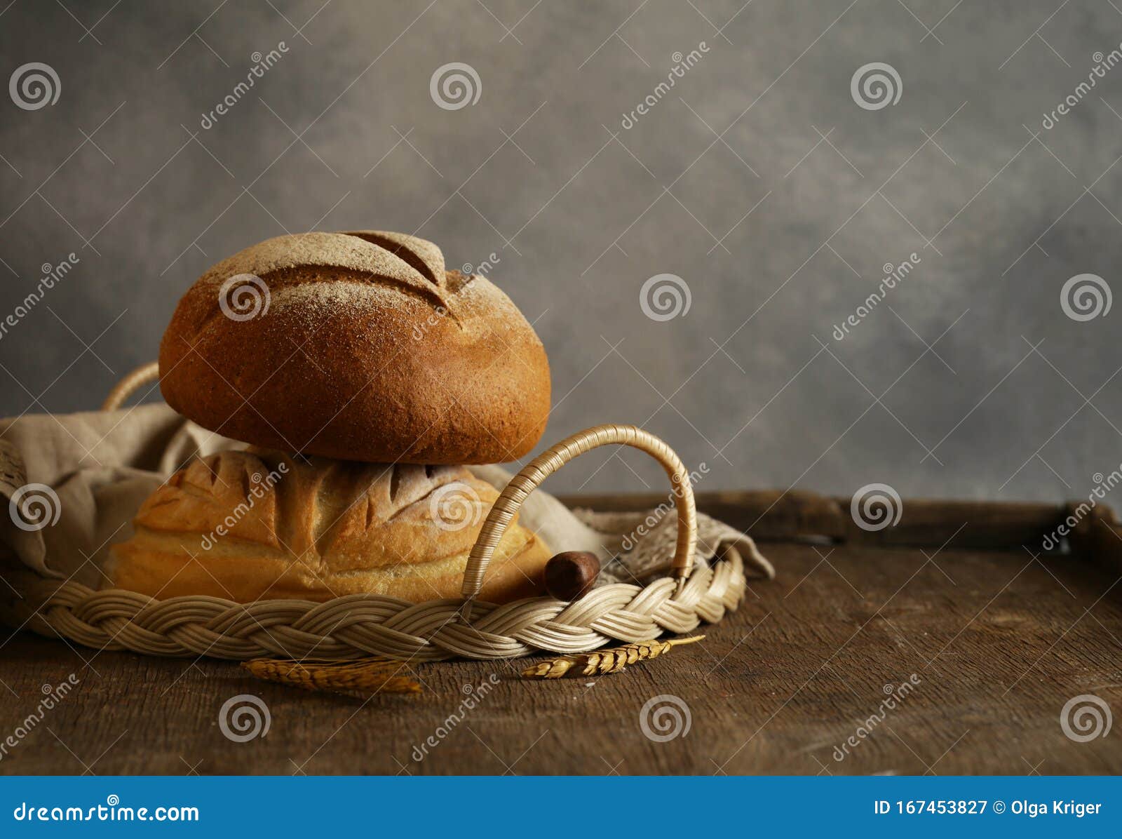 Homemade Whole Grain Rye Bread Stock Image - Image of closeup ...