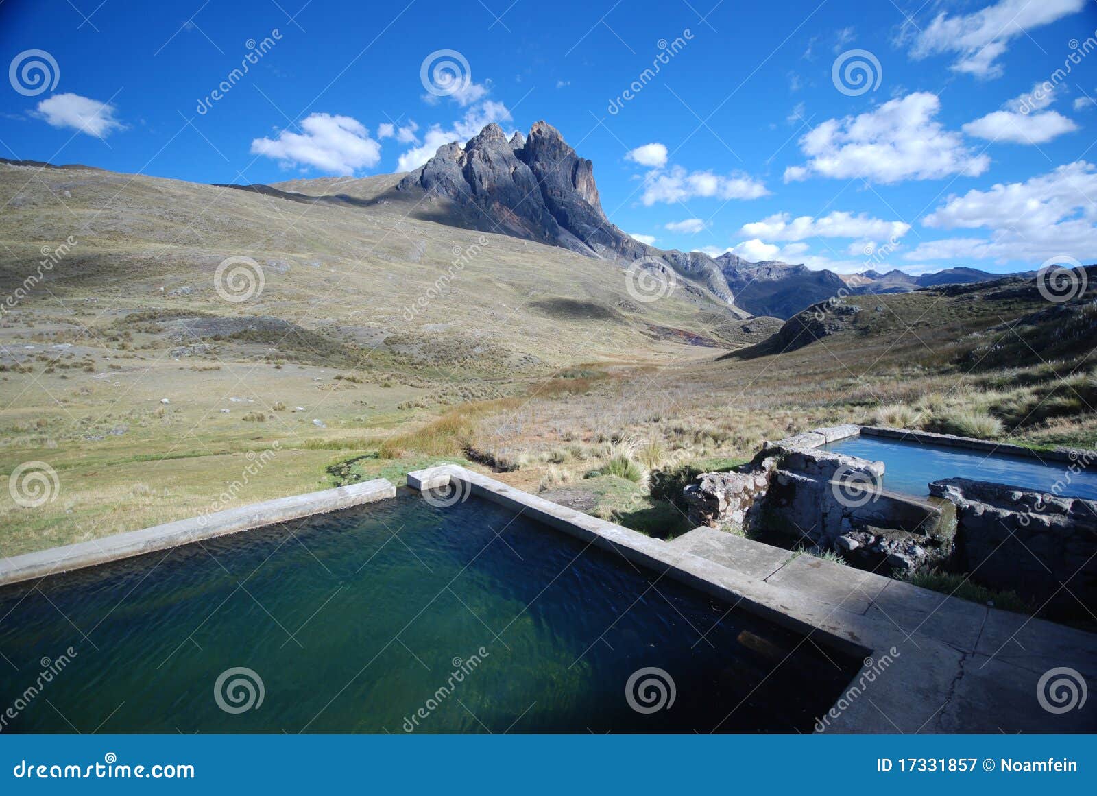 Natural Hot Springs in Peru Stock Image - Image of peak, lagoons: 17331857