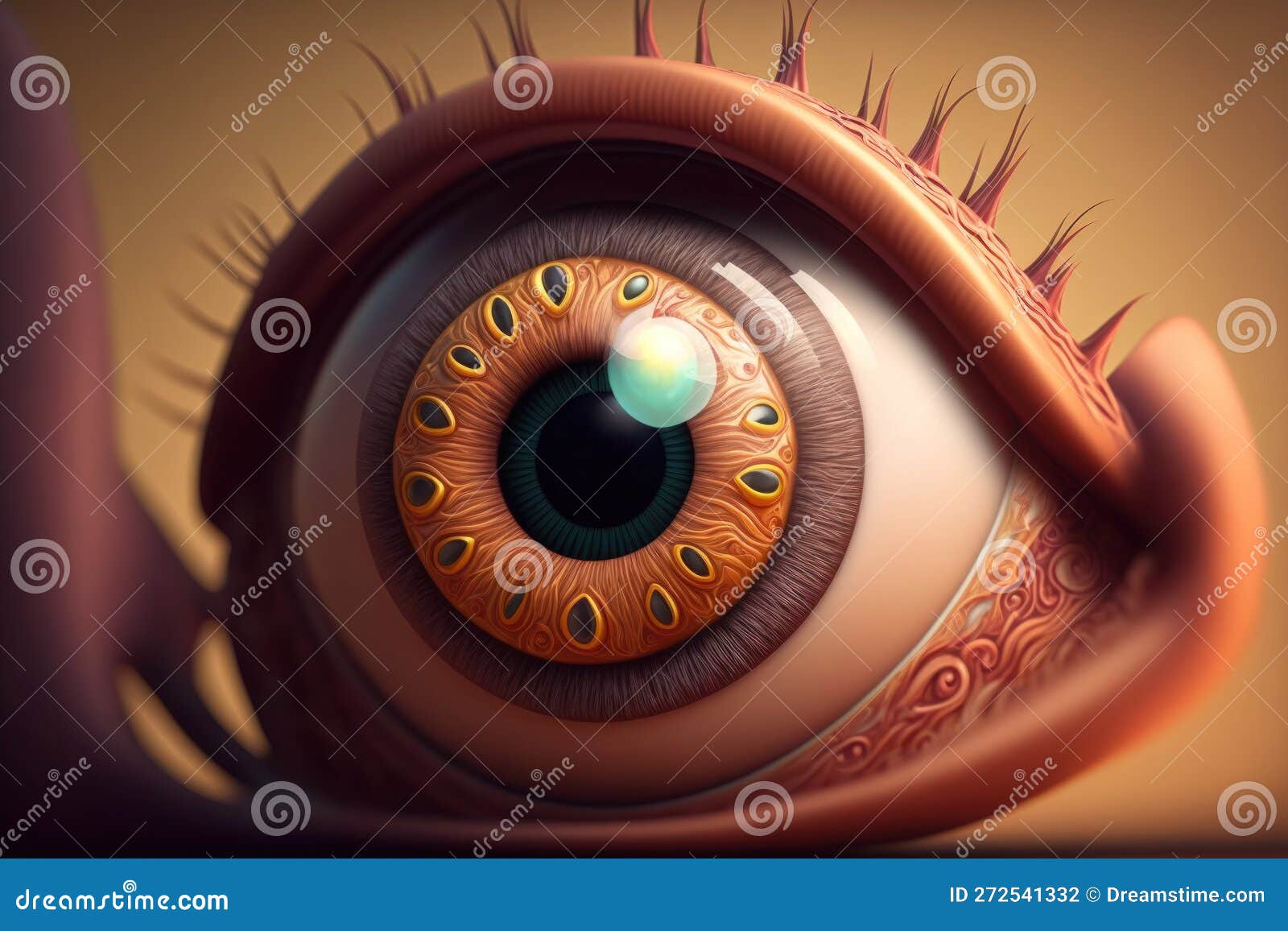 Natural Hue and Real Eye High Resolution Texture Stock Illustration ...