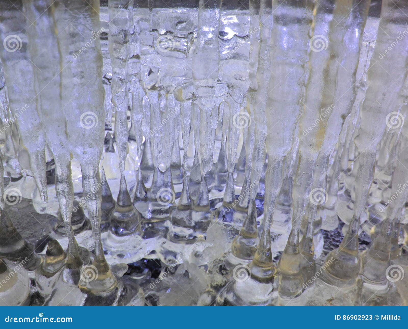 Natural ice icicles stock image. Image of beautiful, winter - 86902923