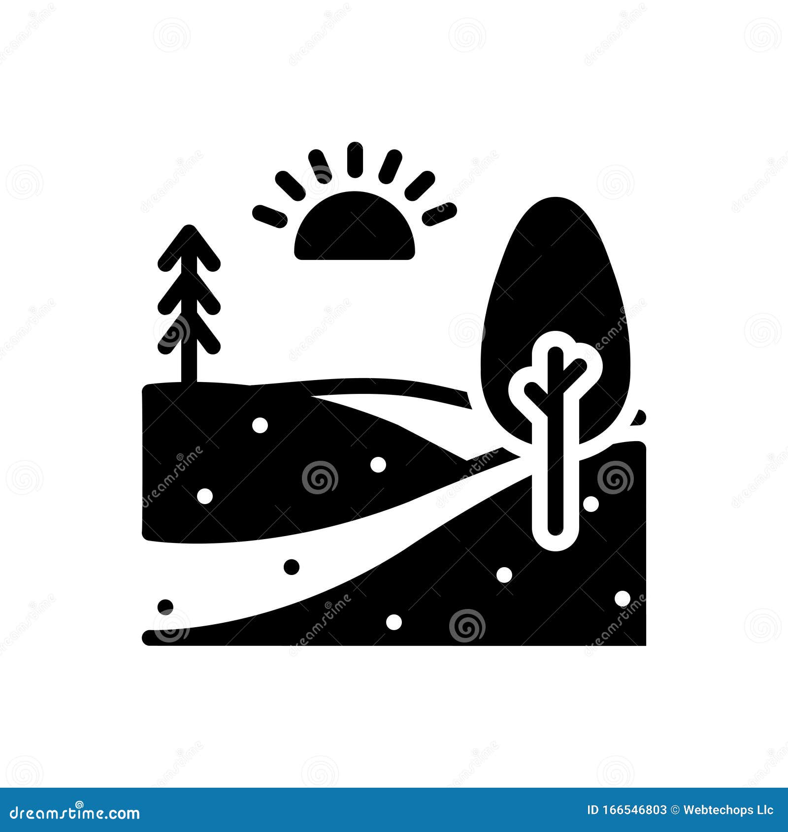 Black Solid Icon for Natural, Naturalistic and Inartificial Stock ...