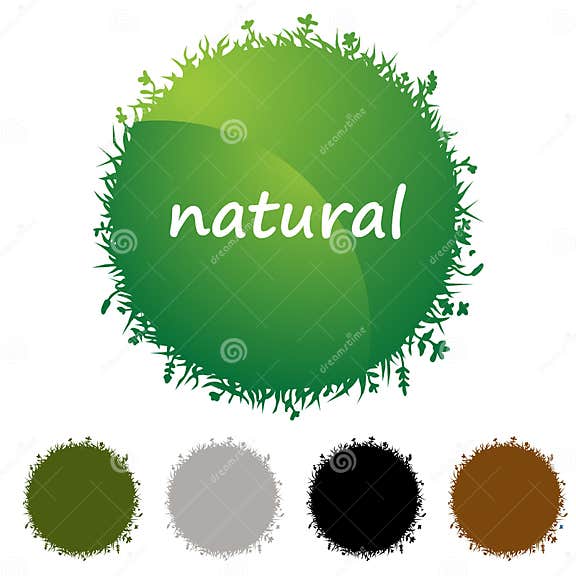 Natural Icon Set stock vector. Illustration of green - 18922239