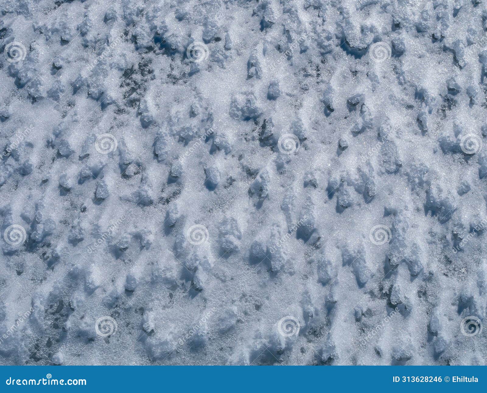 Natural Icy Snow Surface Texture Background Stock Photo - Image of ...
