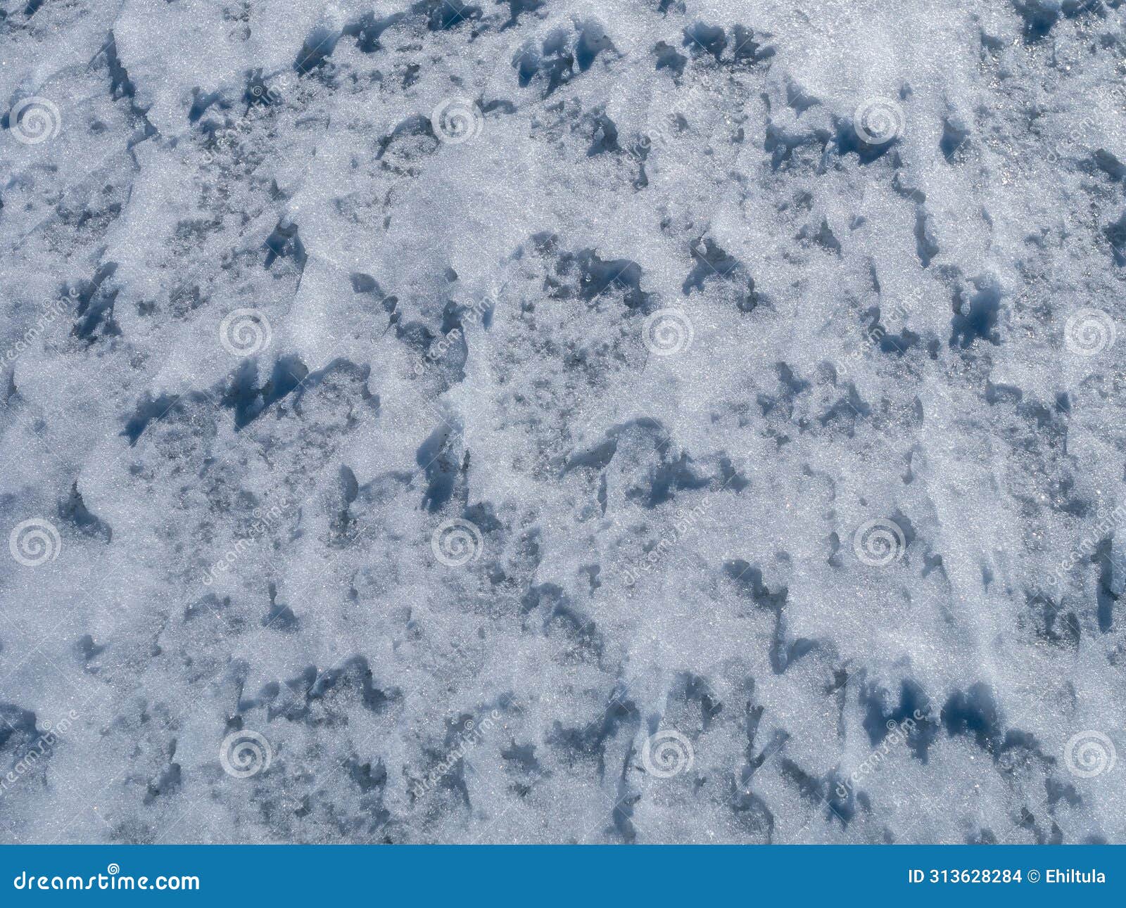 Natural Icy Snow Surface Texture Background Stock Photo - Image of ...
