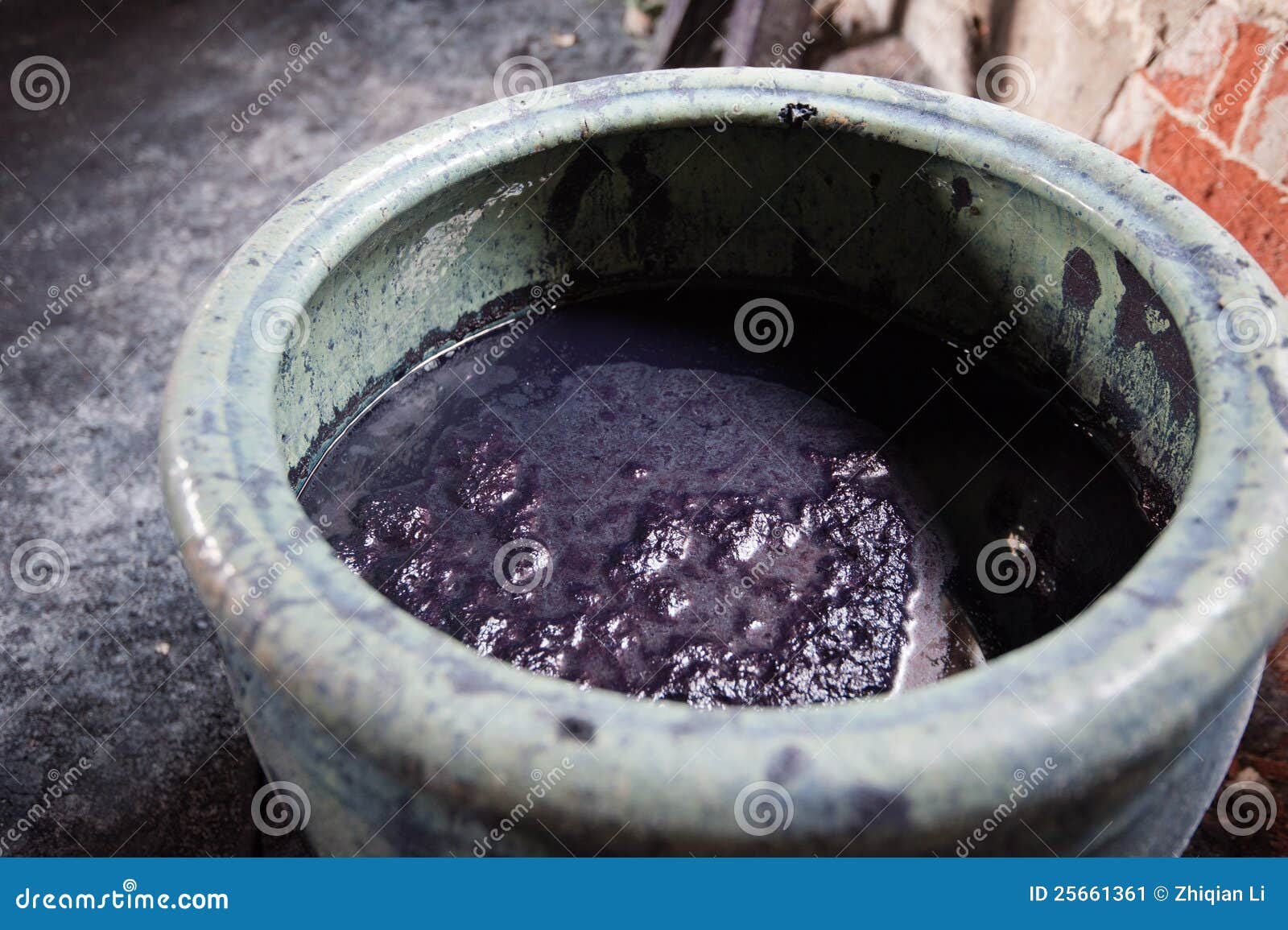 Natural indigo stock image. Image of nature, dying, workshop - 25661361
