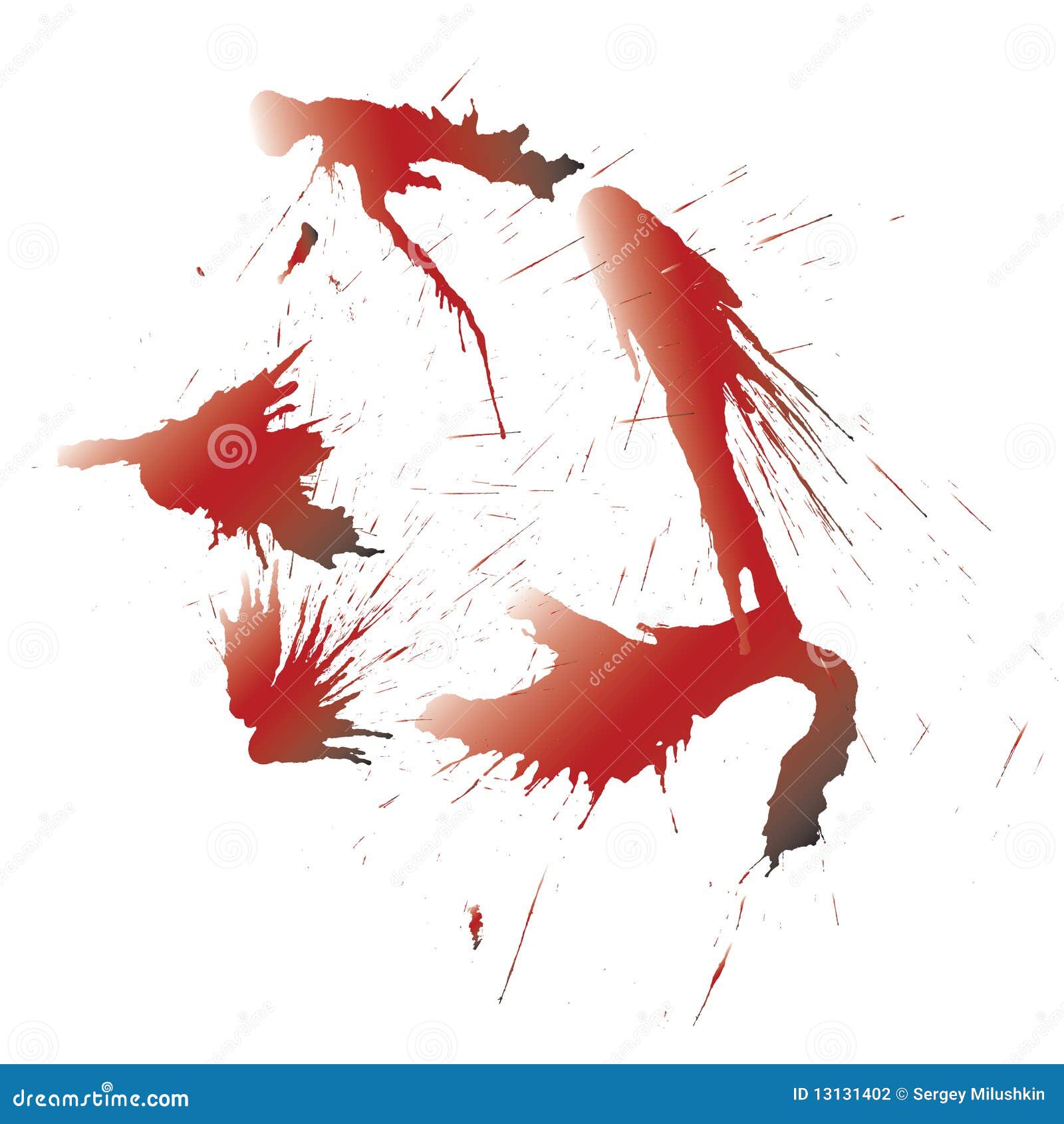 Natural ink splash stock vector. Illustration of sign - 13131402