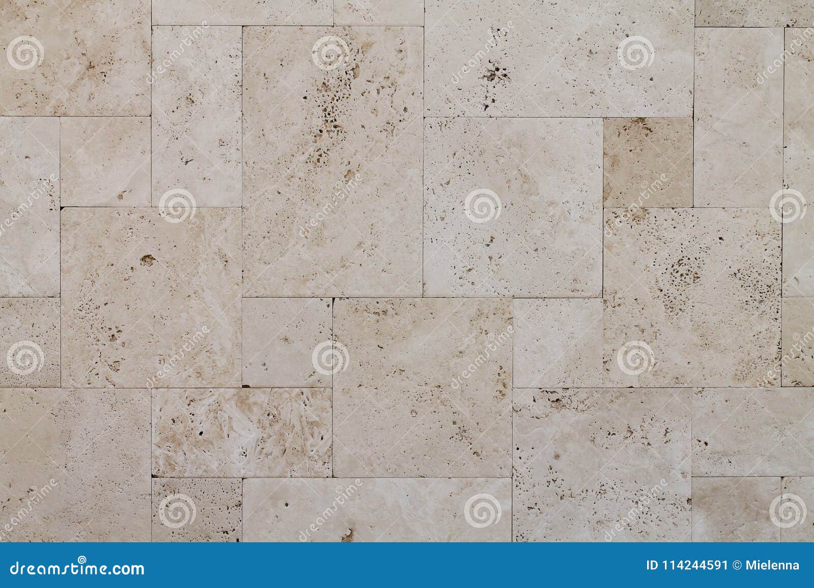 Natural Italian Stone. Smooth Travertine Surface. a Sample of Wall ...