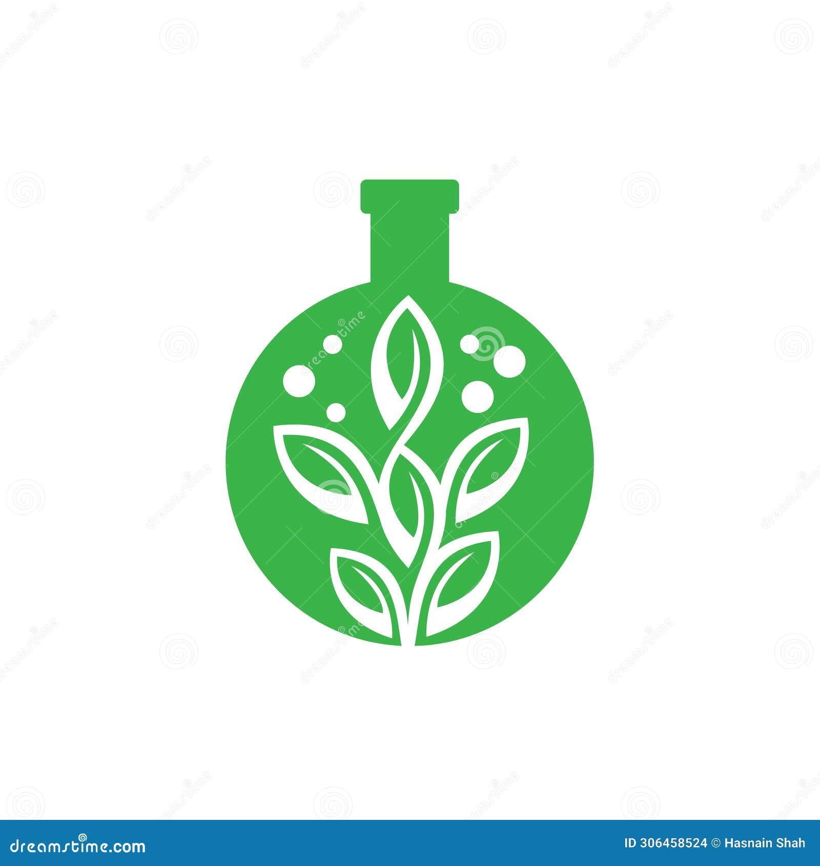 Natural Lab Tree Logo Design Template Stock Illustration - Illustration ...