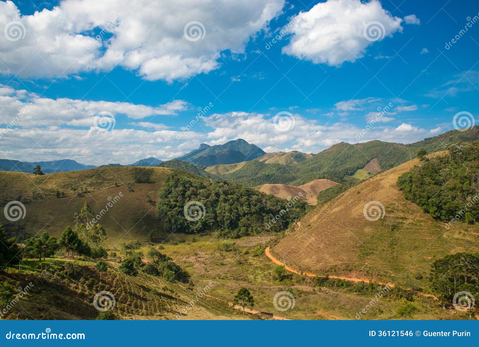 Natural Landscape in Brazil Stock Photo - Image of country, long: 36121546