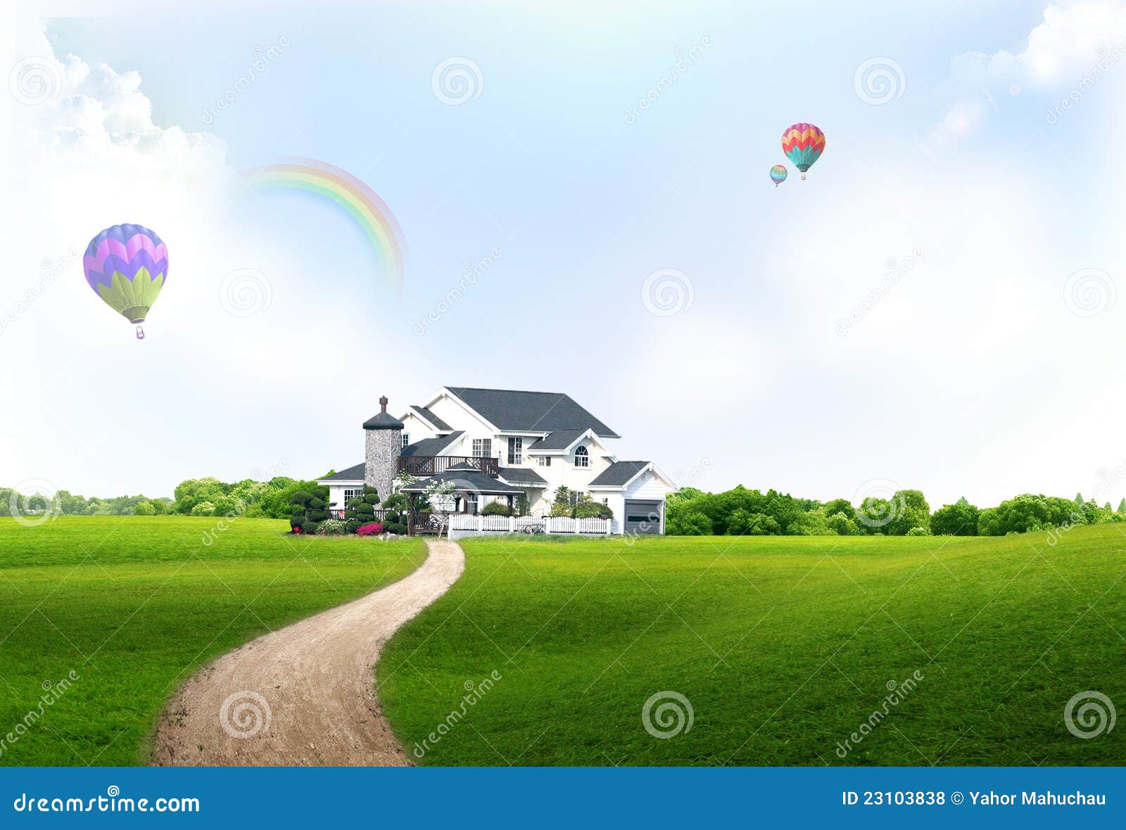 Natural Landscape. Ecological Concept Stock Photo - Image of summer ...