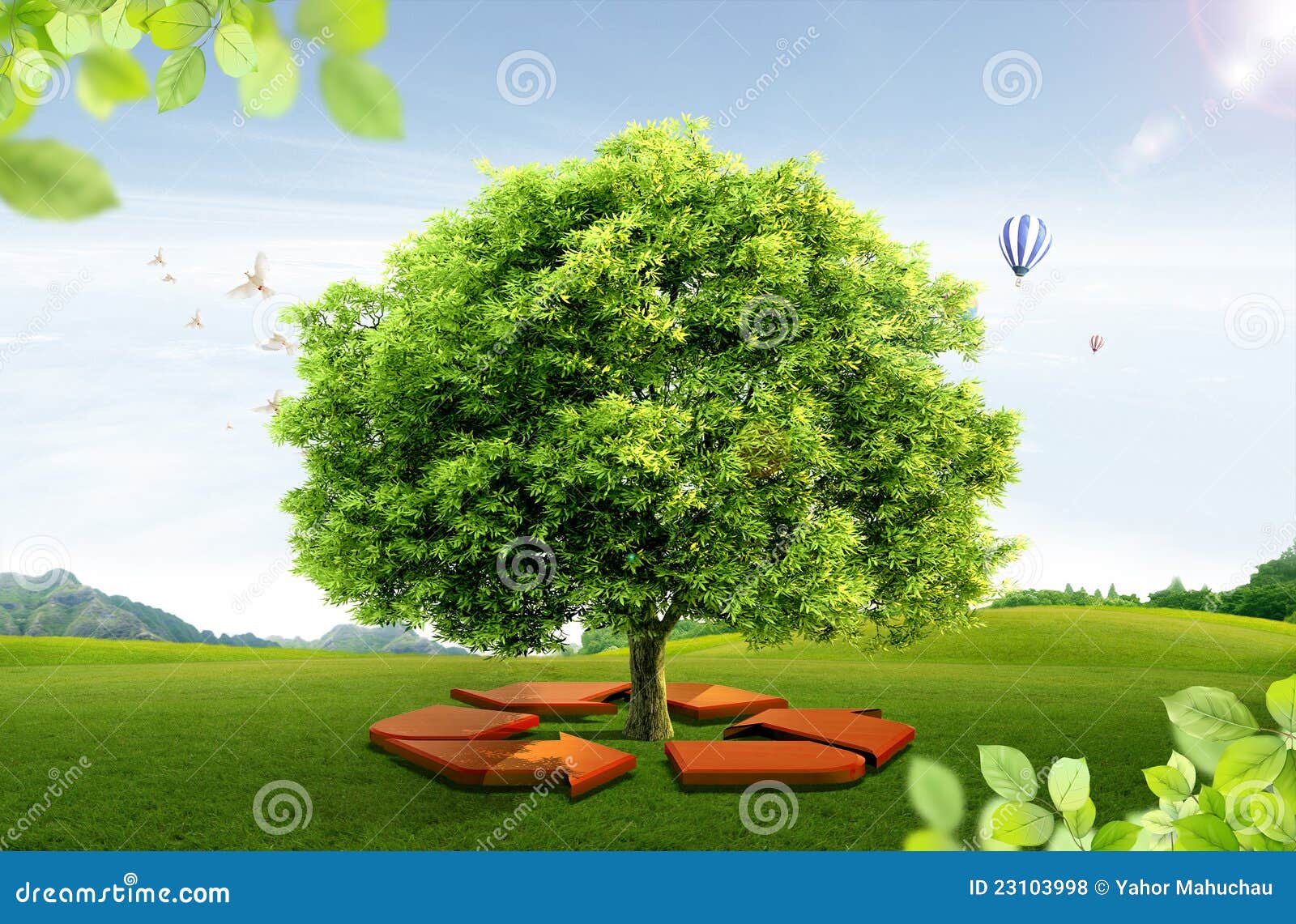 Natural Landscape. Ecological Concept Stock Photo - Image of ...