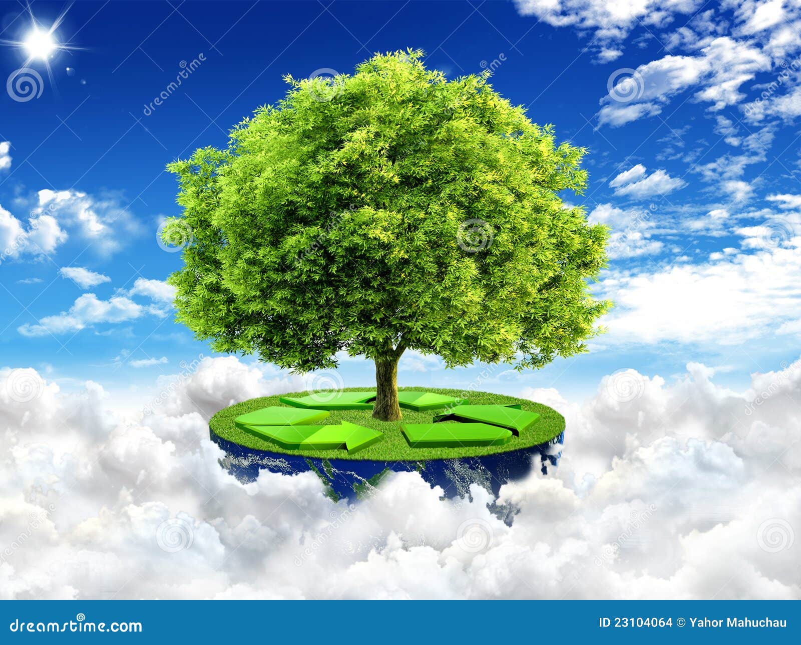 Natural Landscape. Ecological Concept Stock Photo - Image of tree ...