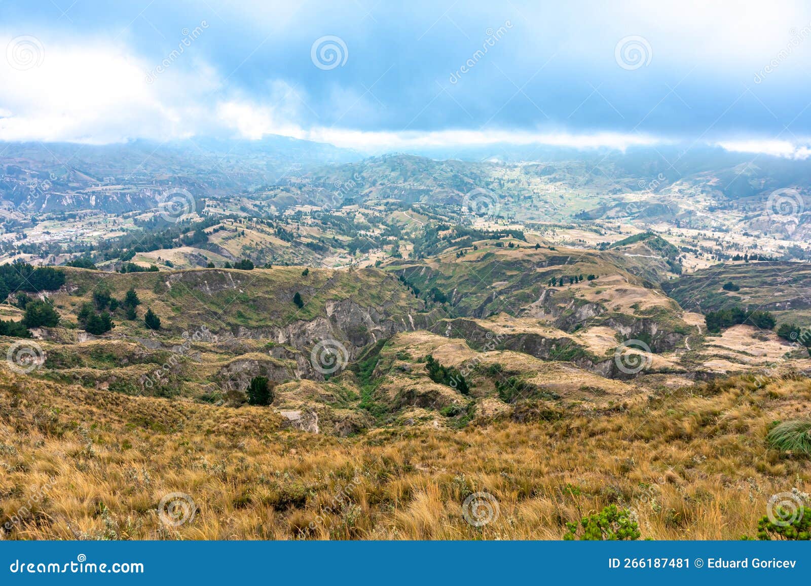 Natural Landscape of Ecuador in South America Stock Image - Image of ...