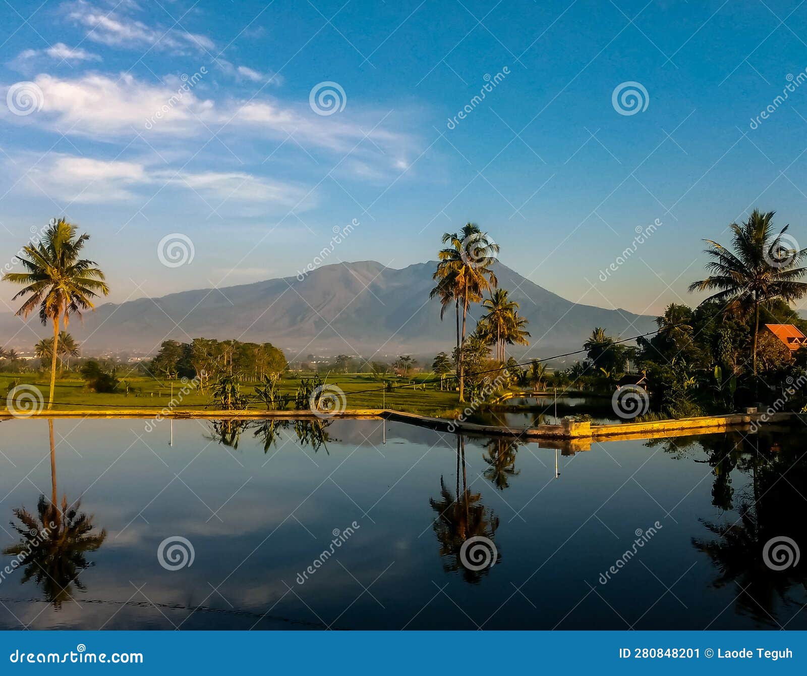 Natural Landscape of the Mountains in Rural Garut, West Java, Indonesia ...