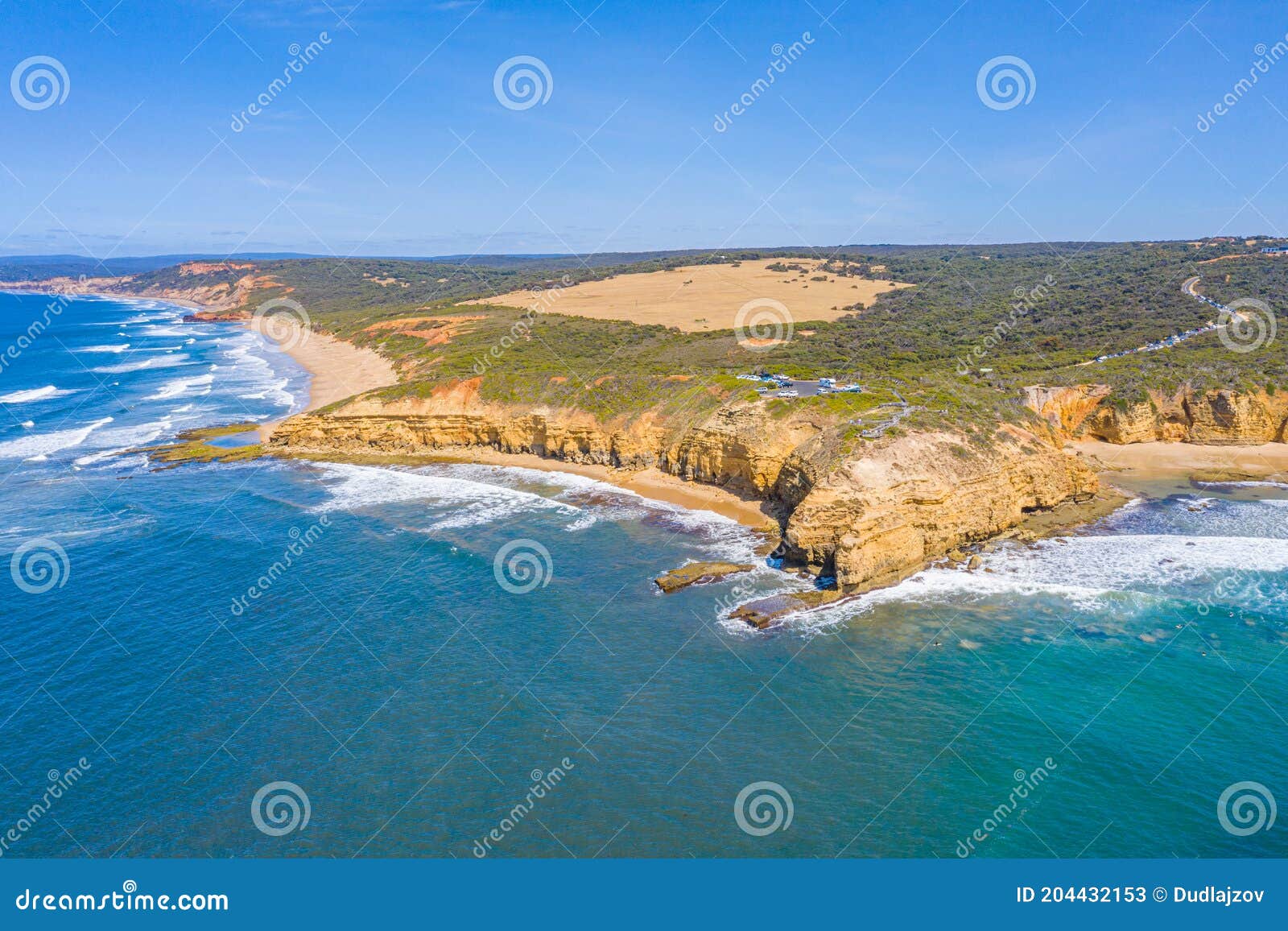 Natural Landscape of Point Addis in Australia Stock Image - Image of ...