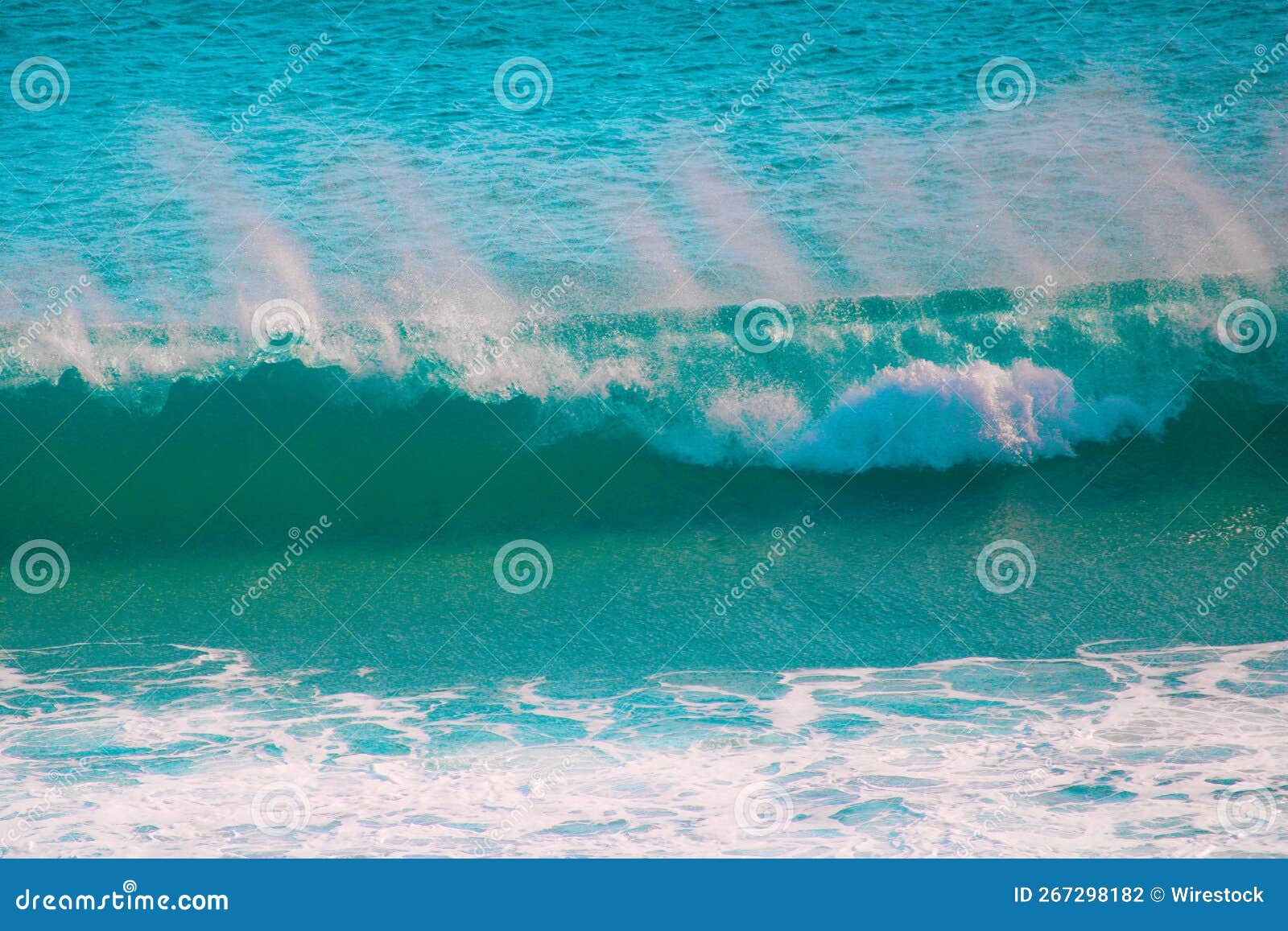 Natural Landscape of a Wavy Sea Stock Photo - Image of texture, travel ...