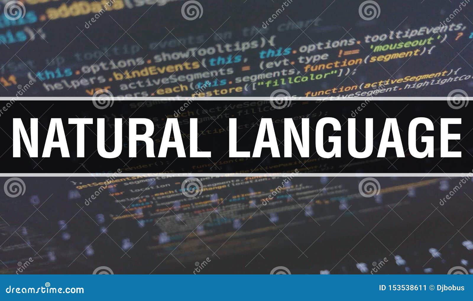 Natural Language with Digital Java Code Text. Natural Language and ...