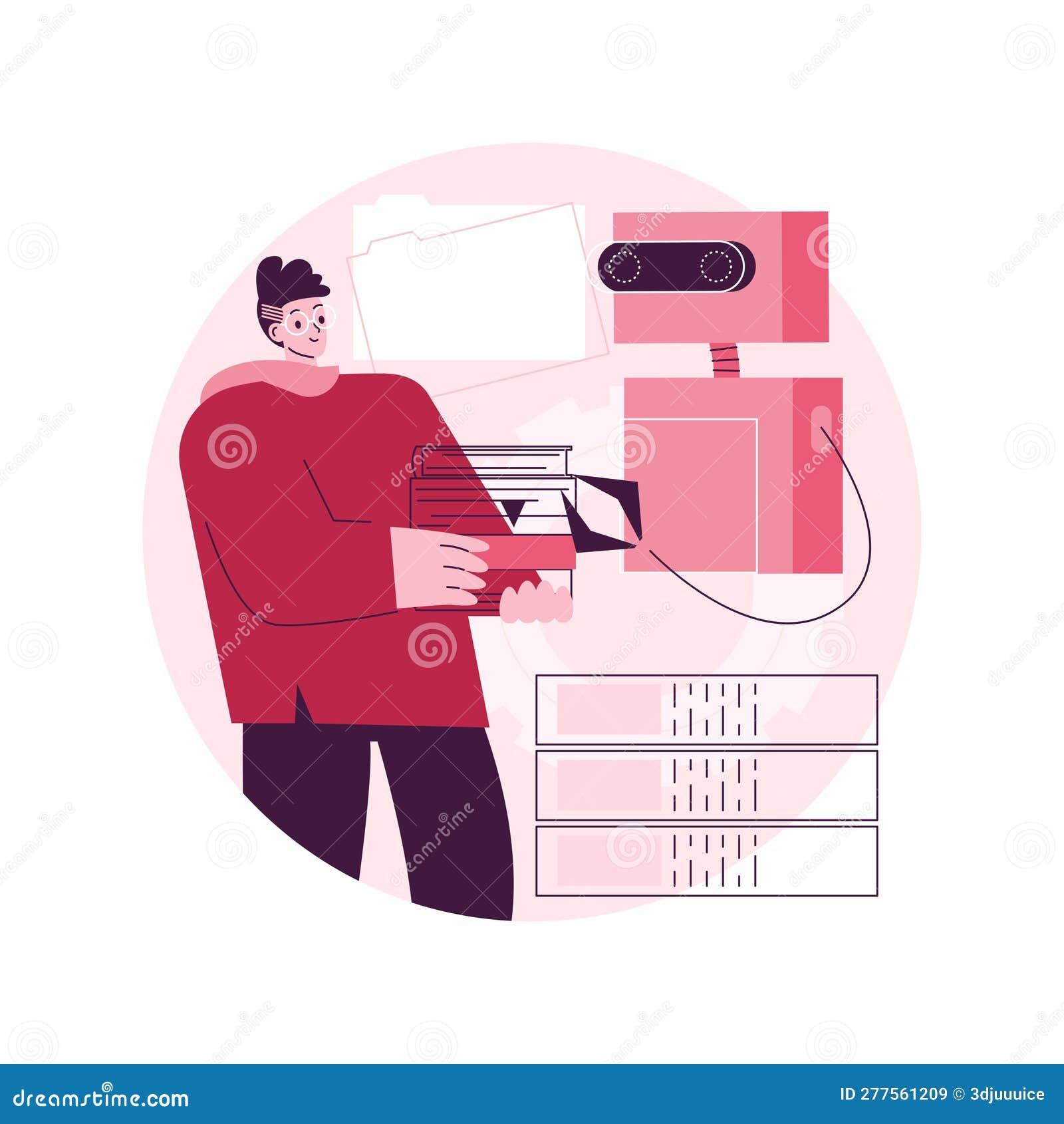 Natural Language Processing Abstract Concept Vector Illustration. Stock ...